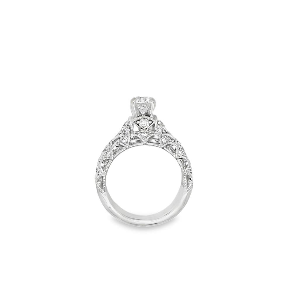 Estate Antique Style Diamond Wedding Set – Lamon Jewelers